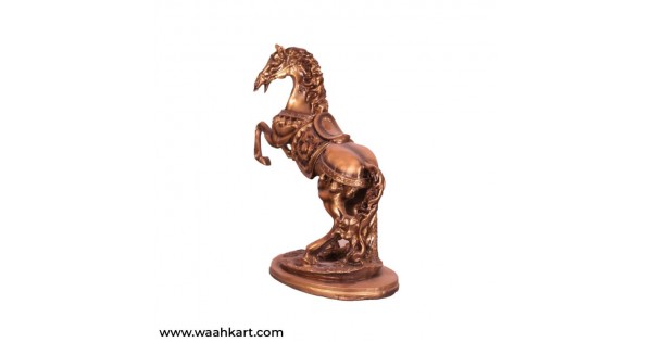 Buy Online Copper Horse Showpiece l Online Products in India - waahkart.com
