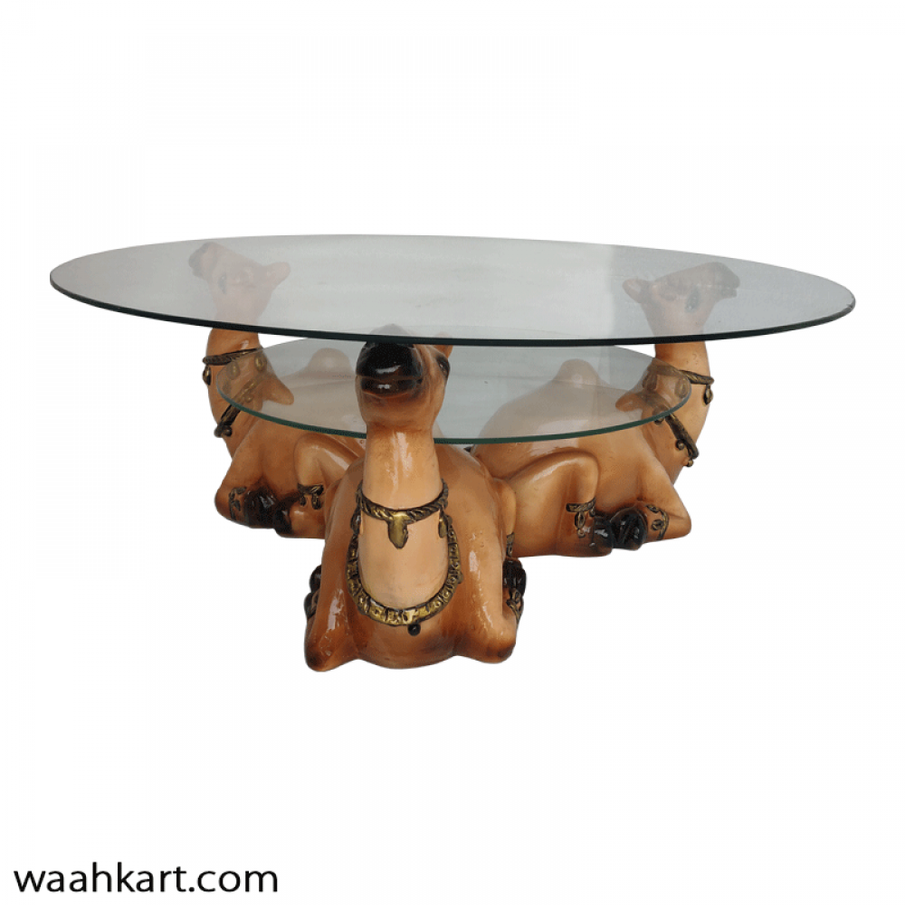 Buy Royal Rajasthani Camel Center Table (without glass) l Online Tables ...