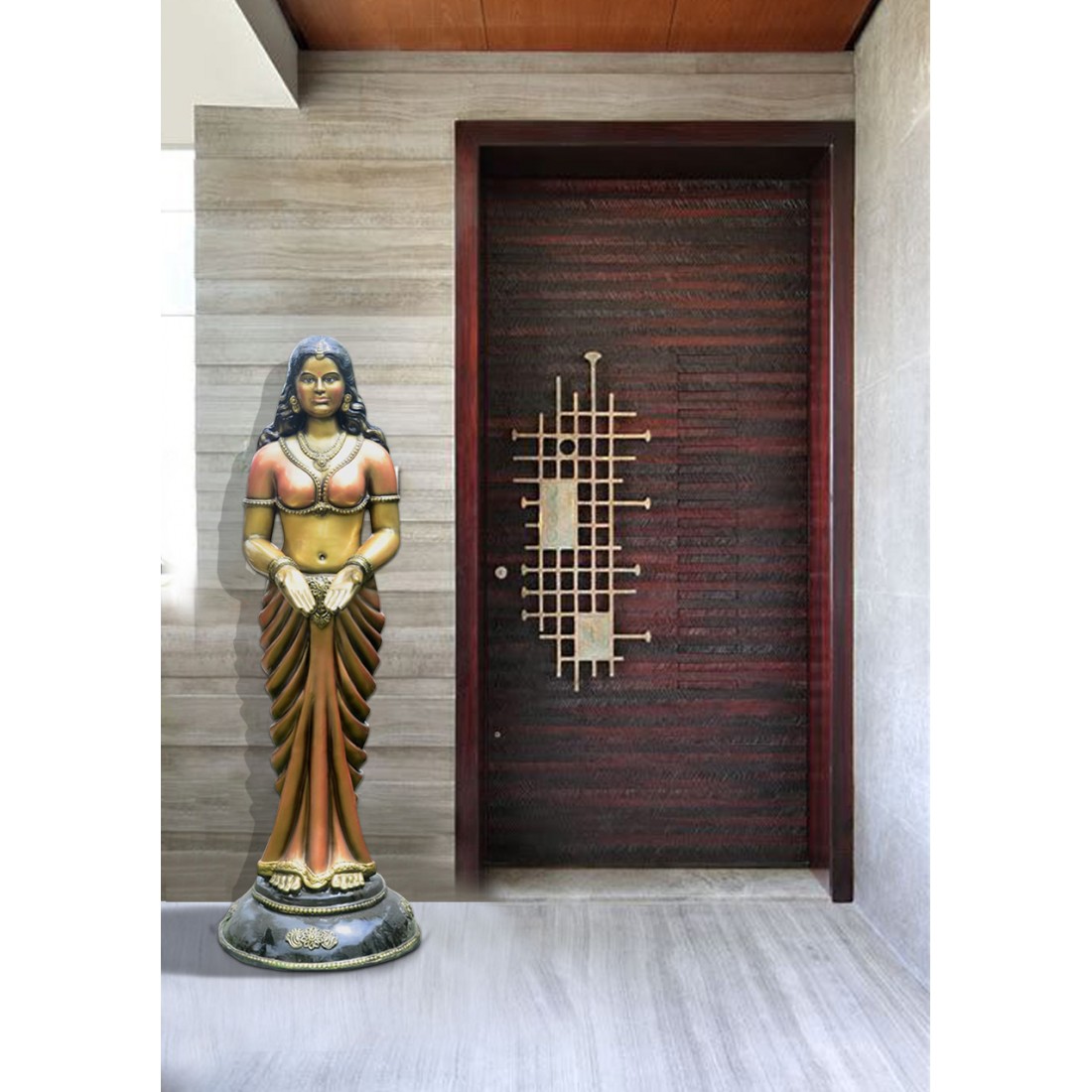 Buy Indian Lady Welcome Statue l Online Products in India - waahkart.com